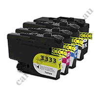 A Set Compatible Brother LC3333 BK/C/M/Y Ink Cartridges – Cartridge Sale